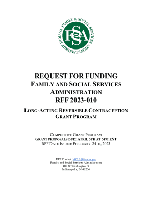 Fillable Online FSSA RFF 23-010 Att B - Grant Budget Template - IN.gov ...