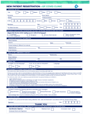 Fillable Online New Patient Registration - Brigham and Women's Hospital Fax Email Print - pdfFiller
