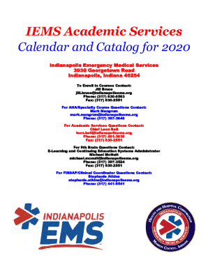 Fillable Online Indianapolis Emergency Medical Services (IEMS) - Adapt ...