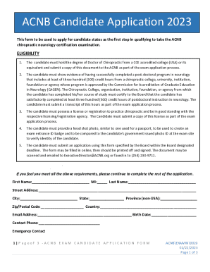 Fillable Online Application Form Template - Exam Candidate ...
