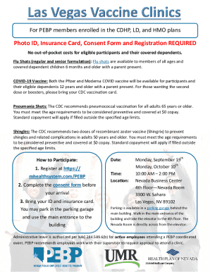 Fillable Online pebp state nv Photo ID, Insurance Card, Consent Form ...