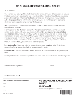 Fillable Online Patient Forms - MultiCare Fax Email Print - pdfFiller