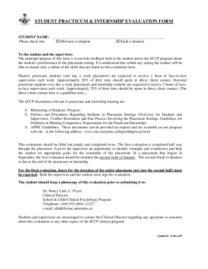 Fillable Online What Is The Difference Between A Practicum And An ...