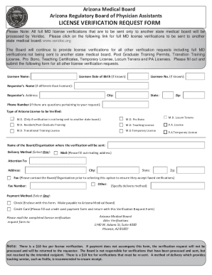 Fillable Online Forms - AZ Medical Board Fax Email Print - pdfFiller