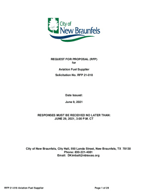 Fillable Online request for proposal for an aviation fuel supplier to ...