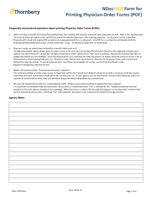 Fillable Online NDocFASTForm for Printing Physician Order Forms (POF ...