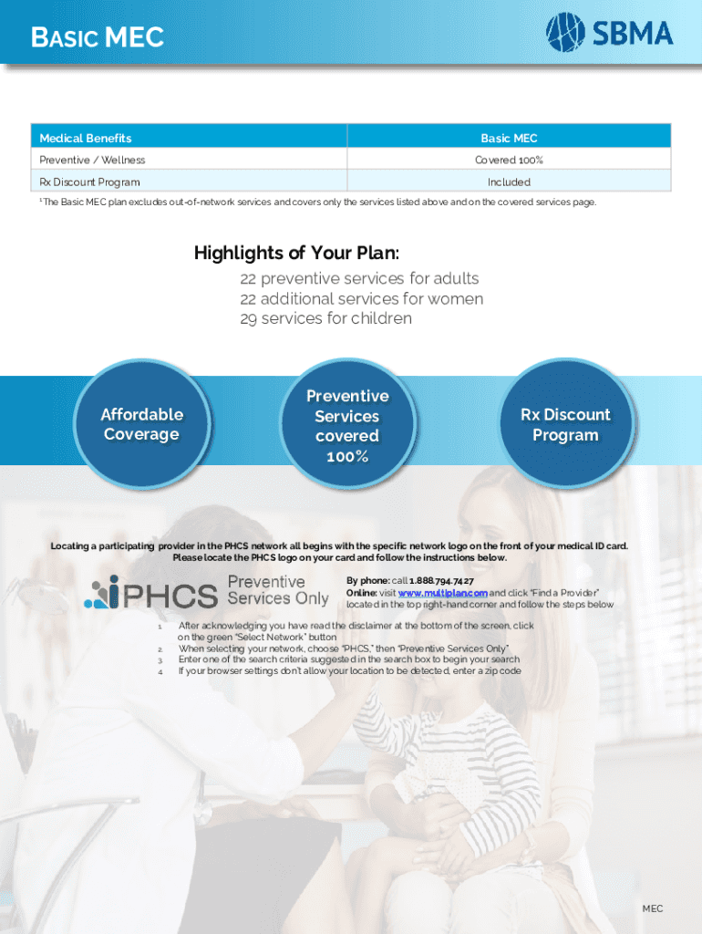 Fillable Online Get the most affordable MEC plans on the market ...