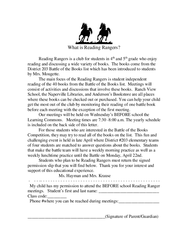 Fillable Online Reading Rangers Tip Sheet - Voyager Sopris Learning Fax ...