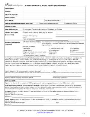 Fillable Online I am requesting access to (please check one): Fax Email ...