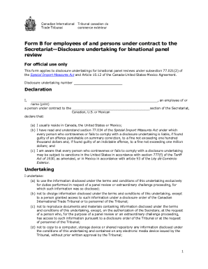 Fillable Online citt-tcce gc United States-Mexico-Canada Agreement ...