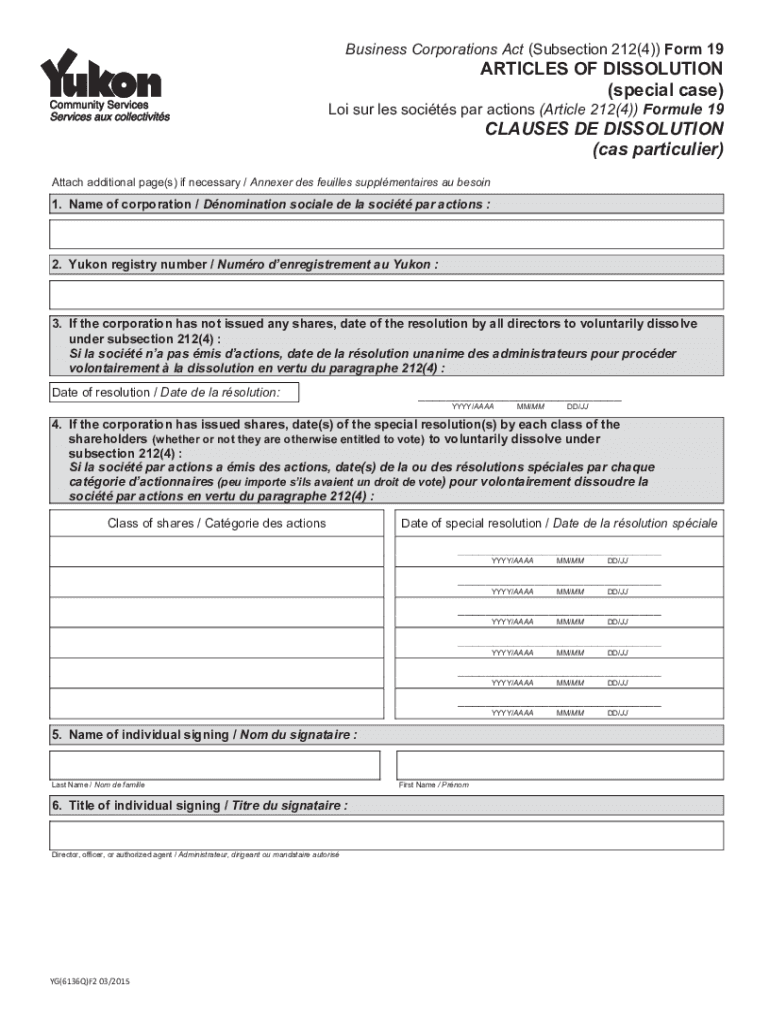 Remplissable En Ligne Table of Contents - Business Corporations Act - BC Laws Fax Email Imprimer ...