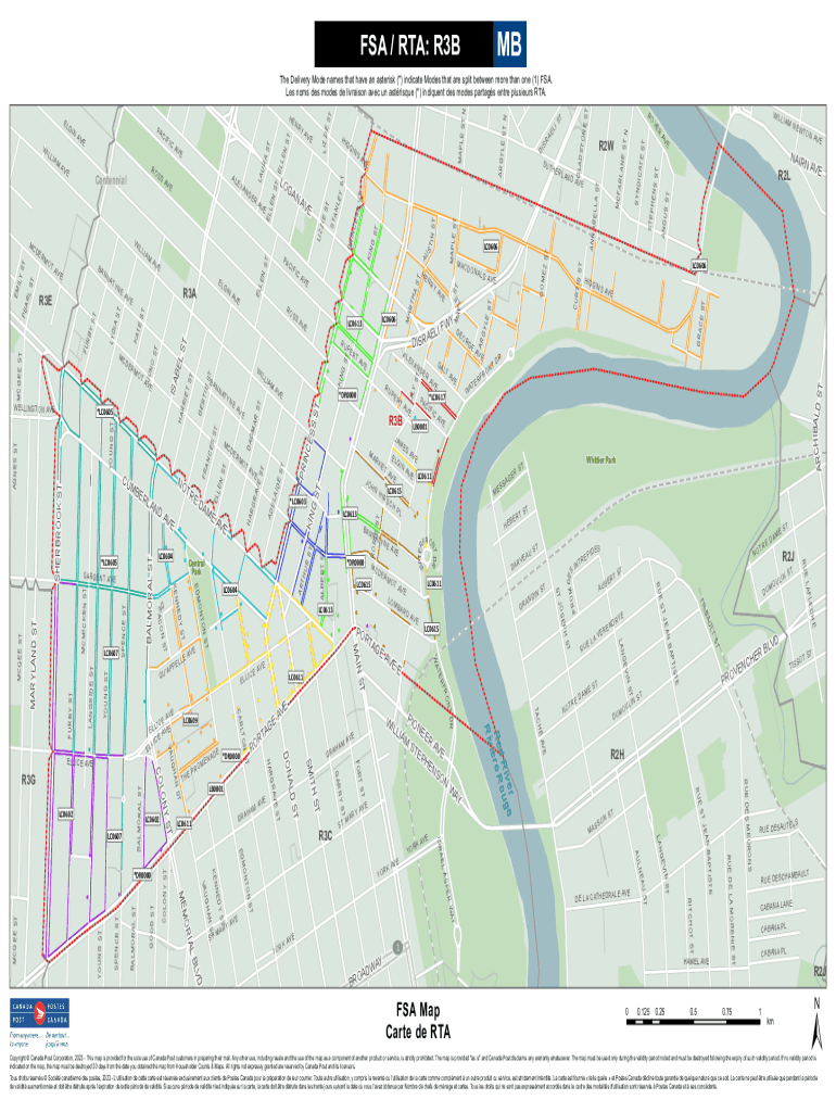 Fillable Online R3B. FSA Map/Carte de RTA Fax Email Print - pdfFiller