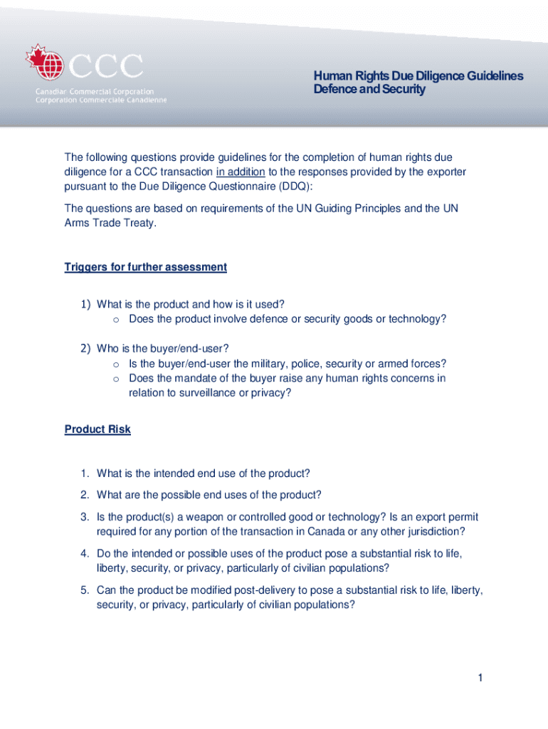 Fillable Online HUMAN RIGHTS DUE DILIGENCE: THE ROLE OF STATES Fax ...