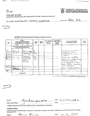 Fillable Online PCC EXPENSES 1314 Fax Email Print - pdfFiller