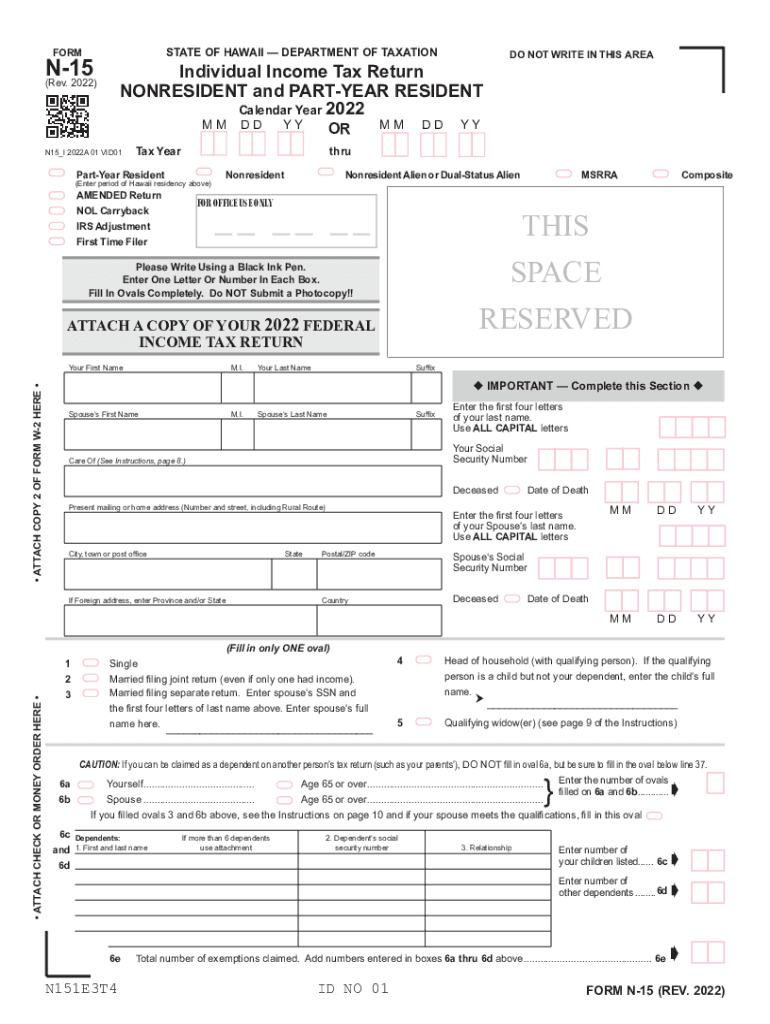Fillable Online Form HW-6, Rev. 2022, Employee's Statement to Employer ...