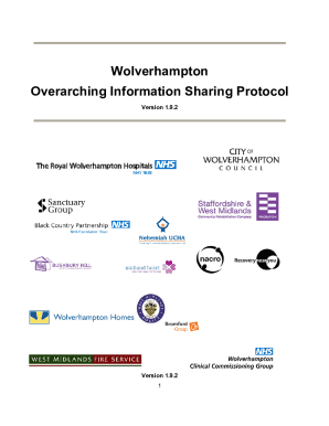 Fillable Online Multi-Agency Overarching Information Sharing Agreement ...