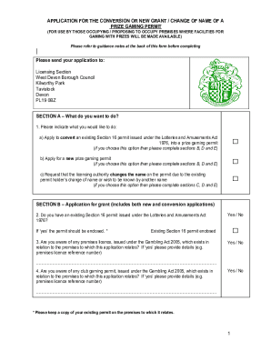 Fillable Online westdevon gov gambling-act-prize-gaming-permit ...