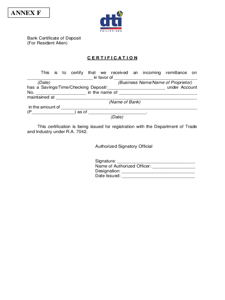 Fillable Online Bank Certificate Pdf - Fill Online, Printable, Fillable ...