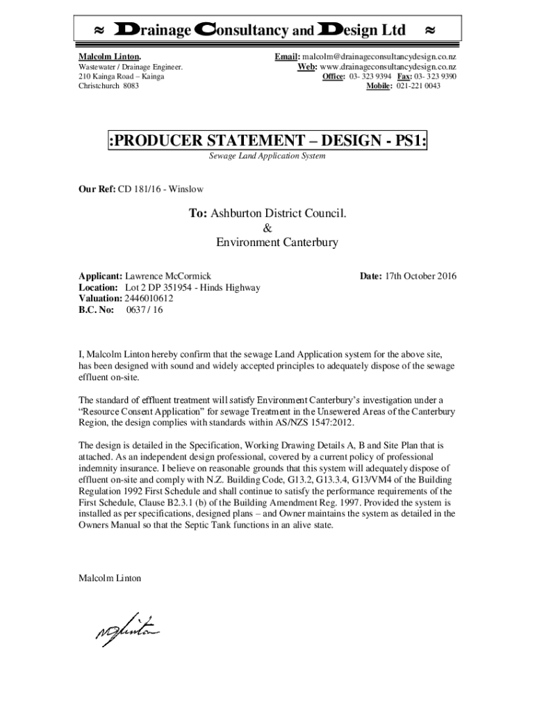 Fillable Online api ecan govt Fillable Online api ecan govt ? Drainage ...