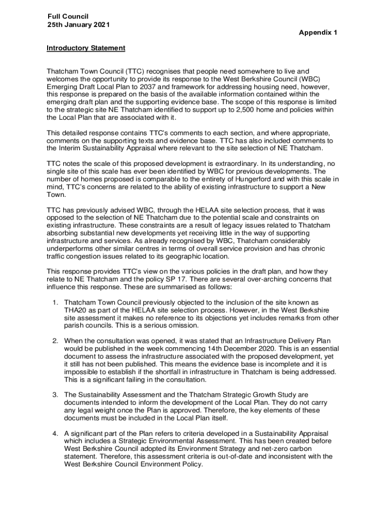 Fillable Online thatchamtowncouncil gov PEOPLE AND POLITICSWelcome to ...