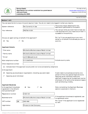 Fillable Online Alcohol and Entertainment - Licences Fax Email Print ...