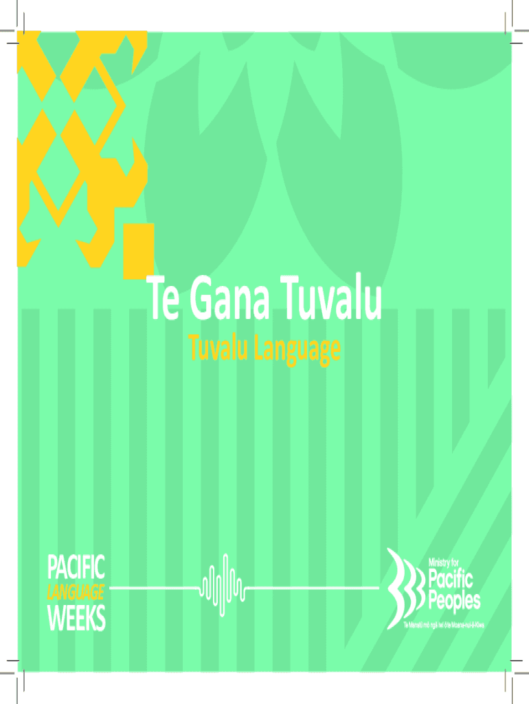 Fillable Online Tuvaluan language, alphabet and pronunciation ...