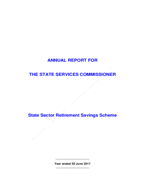 Fillable Online State Sector Retirement Savings Scheme Fax Email Print ...