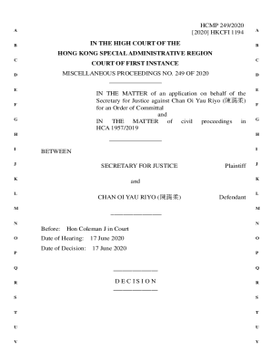Fillable Online The High Court - Swiss Re Fax Email Print - pdfFiller