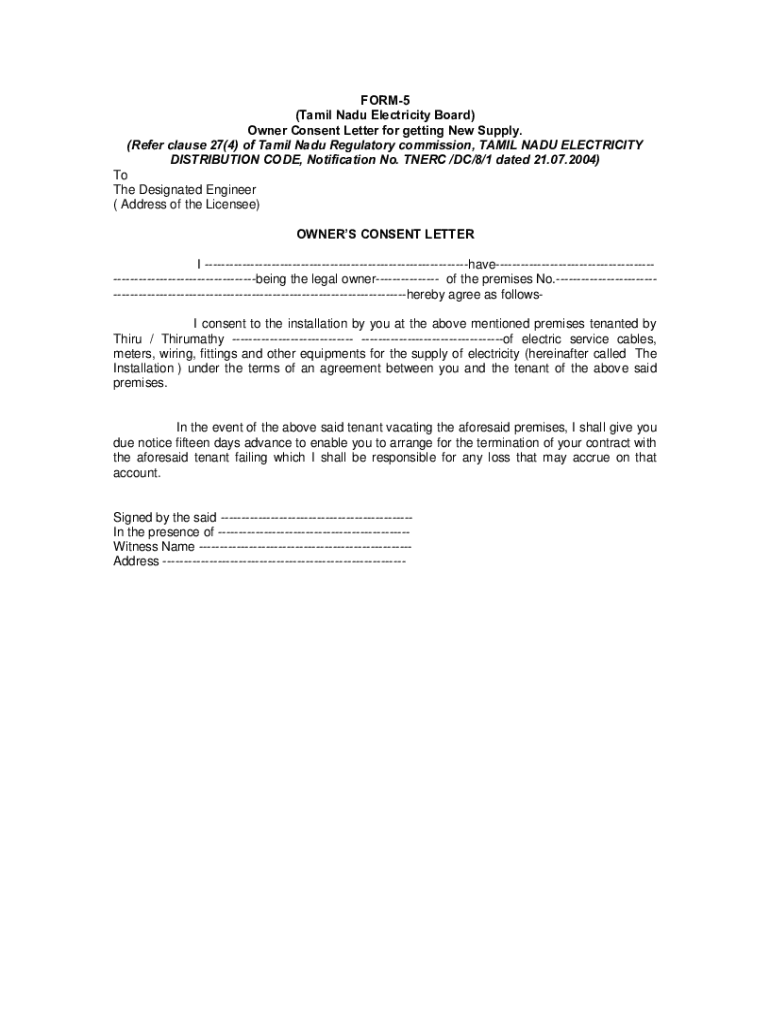 Tneb Form 5 - Fill Online, Printable, Fillable, Blank | pdfFiller