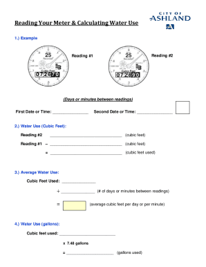 Fillable Online How to read your smart electricity meter - Citizens ...