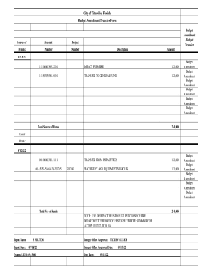 Fillable Online City of Titusville, Florida Budget Amendment/Transfer ...