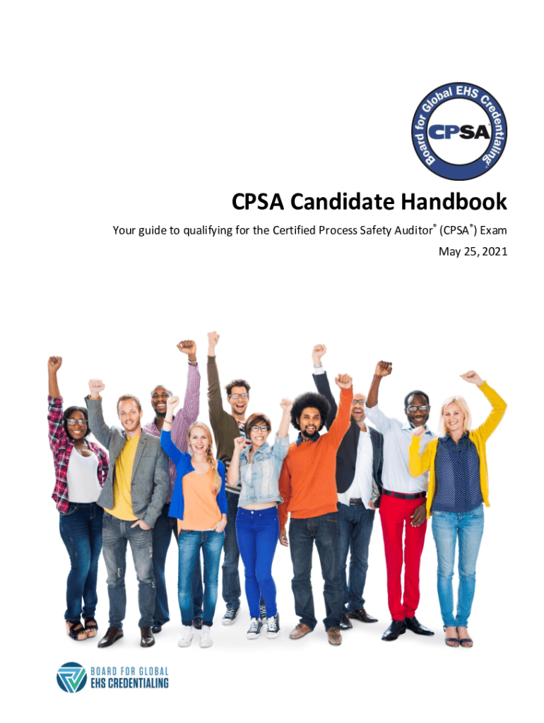 Fillable Online CPSA and CPEA Certification Guide: The CPEA Has Four ...