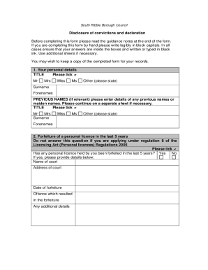 Fillable Online Disclosing a criminal record when applying for jobs Fax ...
