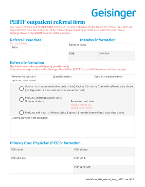 Fillable Online PRECERTIFICATION/REFERRAL REQUEST FORM Fax Email Print ...