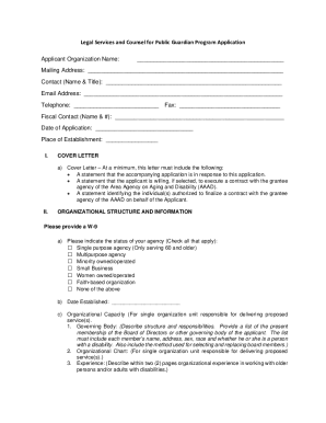 Fillable Online Home Services Request for Proposal Application (RFPA ...