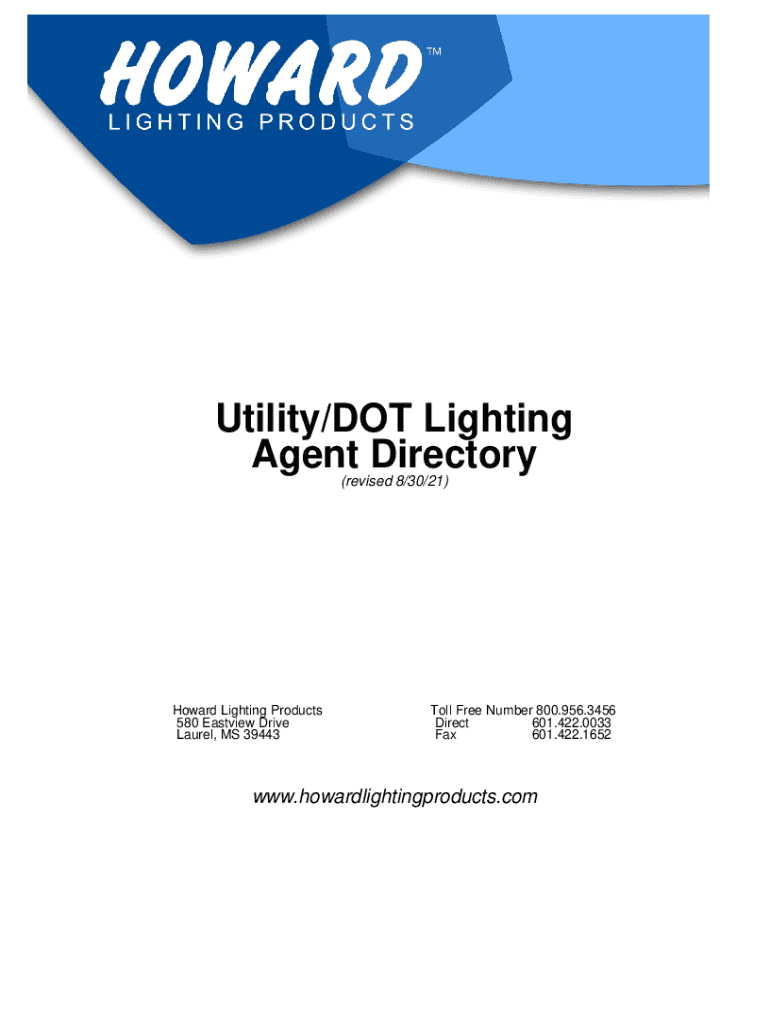 Fillable Online Howard Lighting Product Guide - U.S. Electrical ...