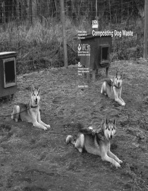 Fillable Online USDA Fact Sheet. Composting dog waste is a simple and ...