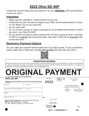 Fillable Online tax ohio Income Tax Forms - 2023 (for Tax Year 2022 ...