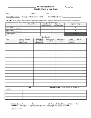 Get Control Log Sheet Hemocue Glucose 201 - US Legal s Doc Template ...