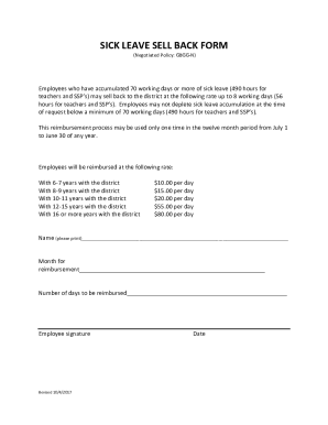 Fillable Online SICK LEAVE AND RETIREMENT GRATUITY Sample Clauses Fax ...