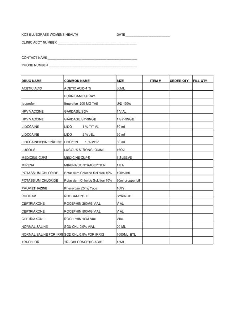 Fillable Online ukhealthcare uky KCS Bluegrass Womens Health Clinic ...