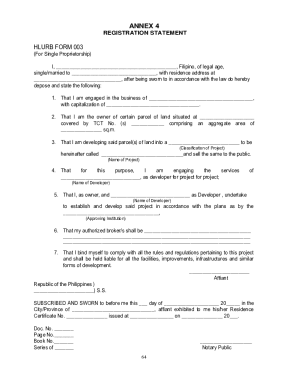 Fillable Online Sample Format of Affidavit (English).docx - Annex B Fax ...