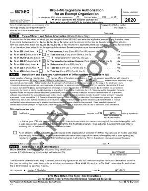 Fillable Online Form 8879-EO - Squarespace Fax Email Print - pdfFiller
