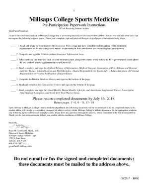 Fillable Online athletic forms to returnnew physical Fax Email Print ...