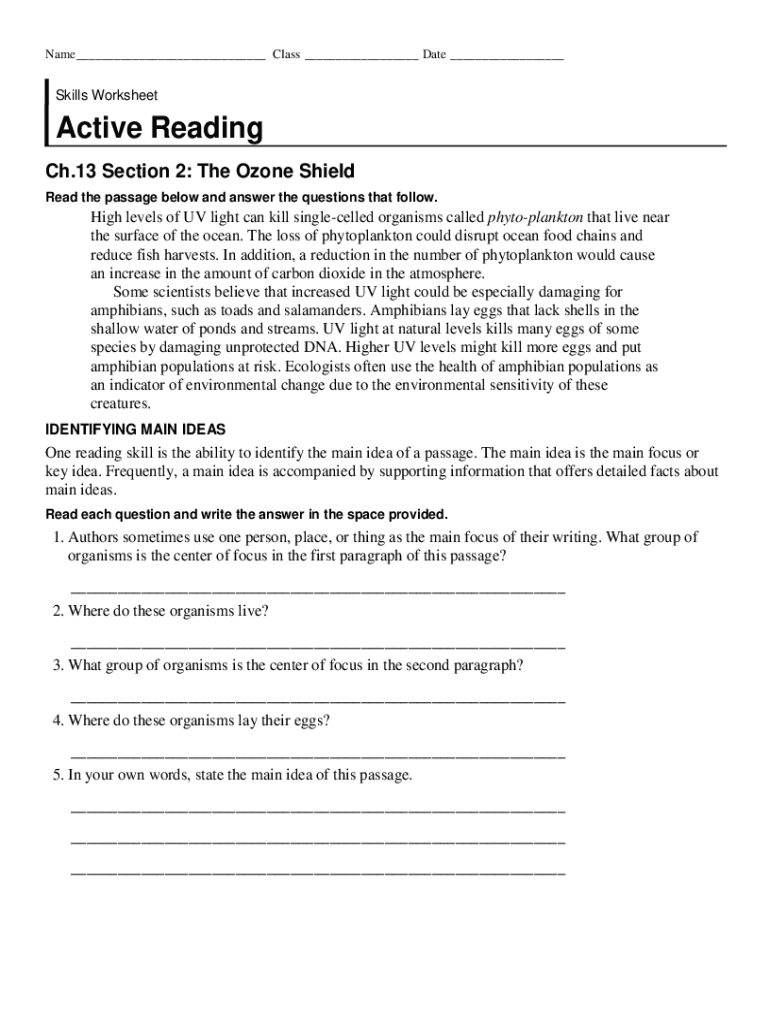 Fillable Online 13-2 areading.pdf - NameClassDateSkills Worksheet ...