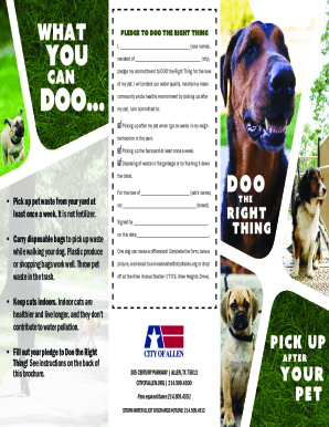 Fillable Online How to make your own 'Pledge of Commitment' stating ...