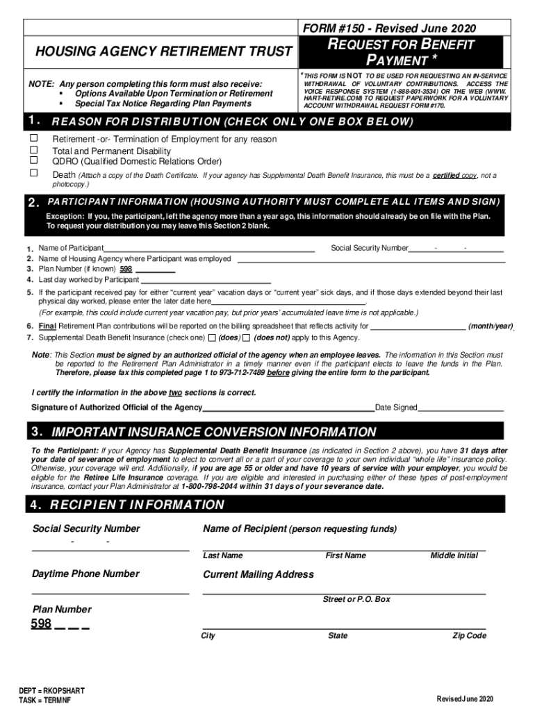 Fillable Online Form #150 Fax Email Print - pdfFiller