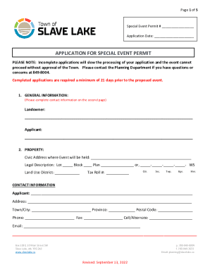 Fillable Online Special Event Permit Application - City of Bowling ...