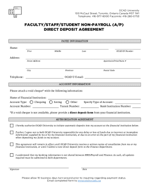 Fillable Online REFUND REQUEST FORM - OCAD University Fax Email Print ...