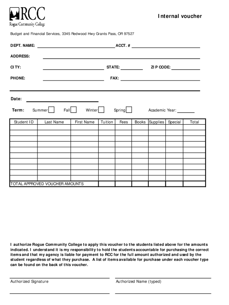 Fillable Online Lisa multi student internal billing voucher.xlsx Fax ...